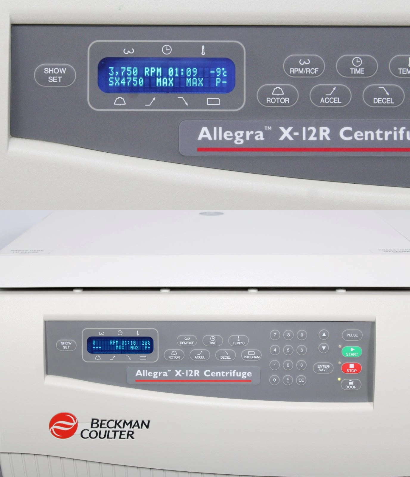 Beckman Coulter Allegra X-12R Refrigerated Benchtop Centrifuge w ...