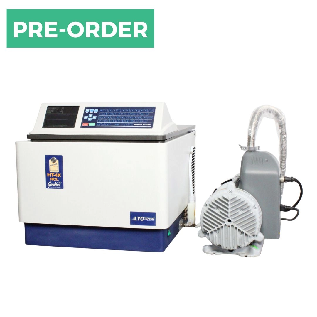 GeneVac HT-4X HCL Centrifugal Vacuum Evaporator with Edwards XDS5 Pump