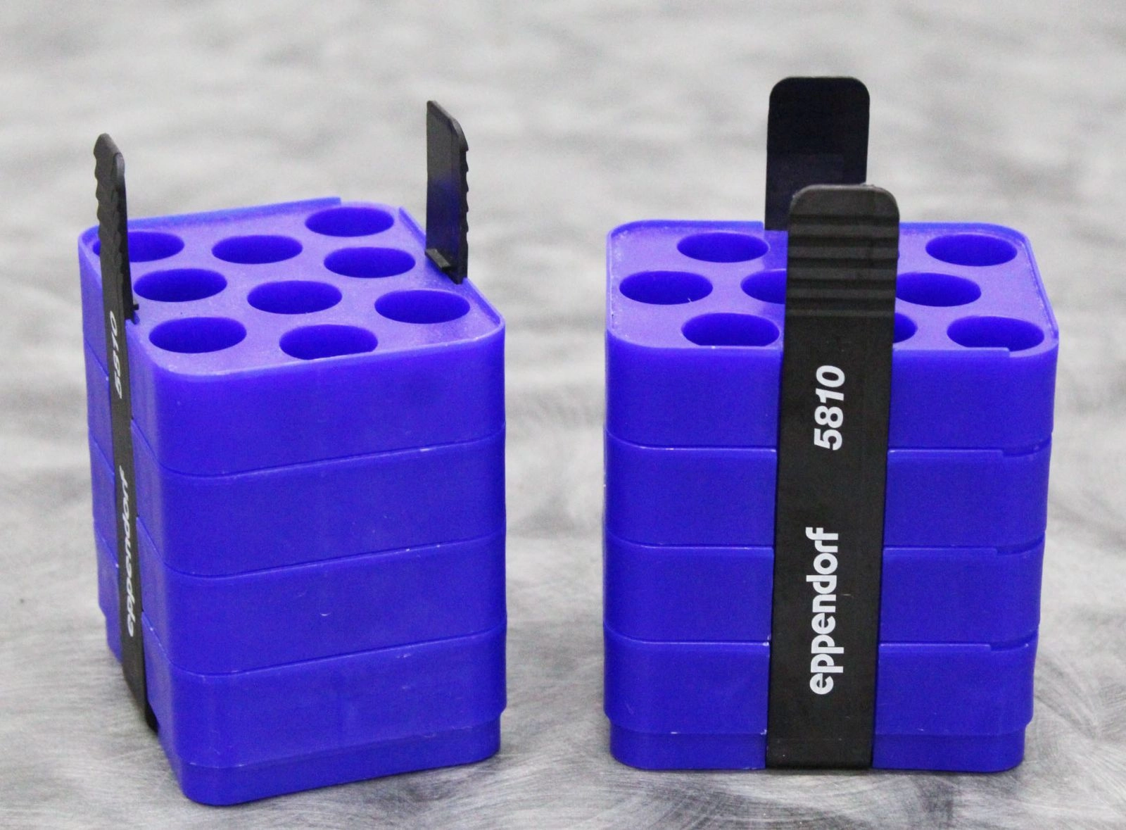 x2 Eppendorf 5810 755.000 Centrifuge Rotor Falcon Conical Tube Adapters ...