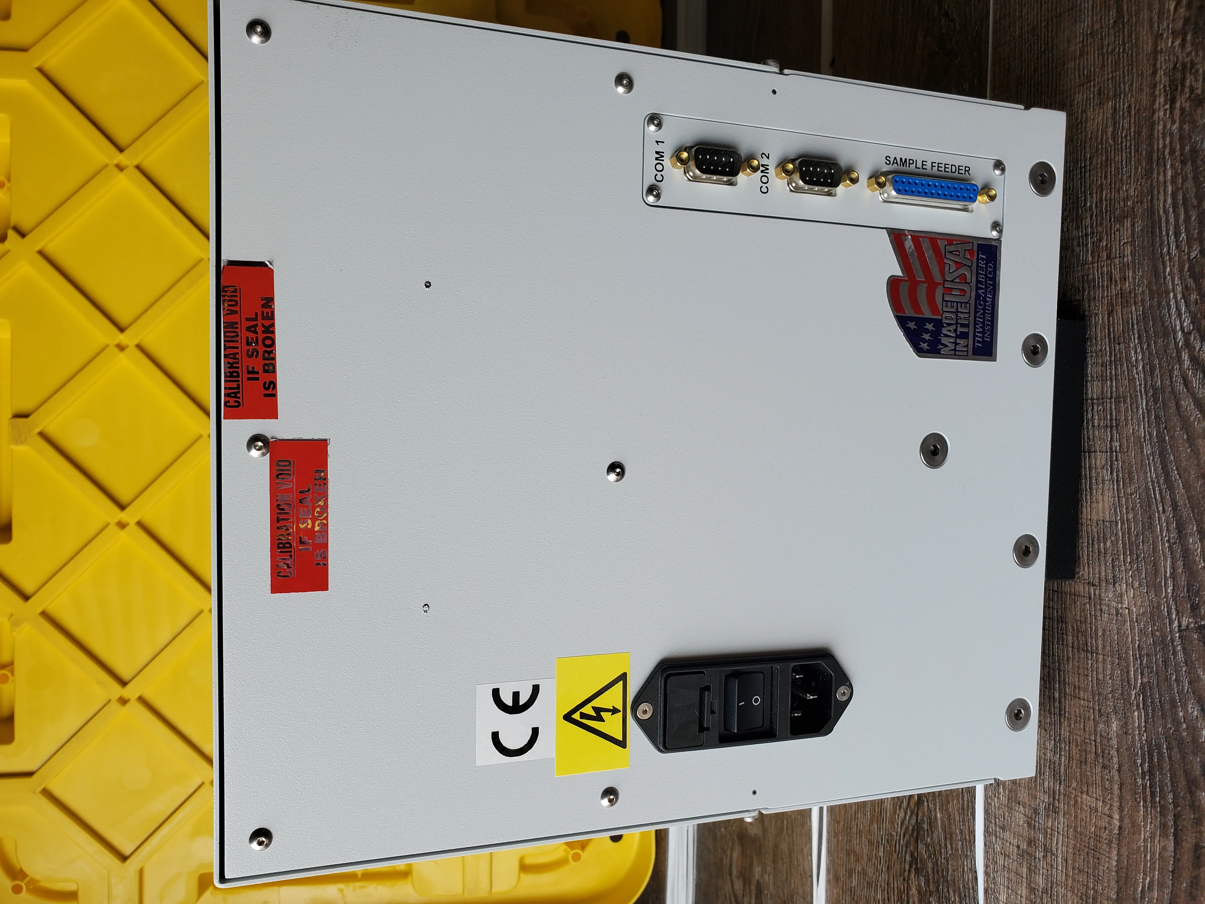 Thickness Gauge Table Top Micrometer 40 mil Capacity and Sample Feeder ...