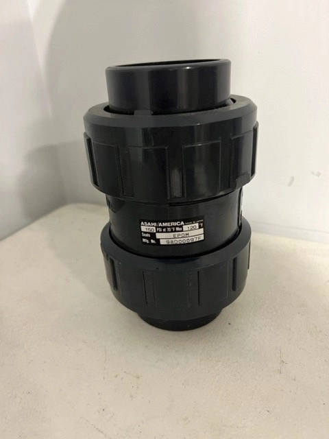 ASAHI Ball Check Valve: Single Flow, Inline Ball, PVC, 2 in Pipe/Tube ...