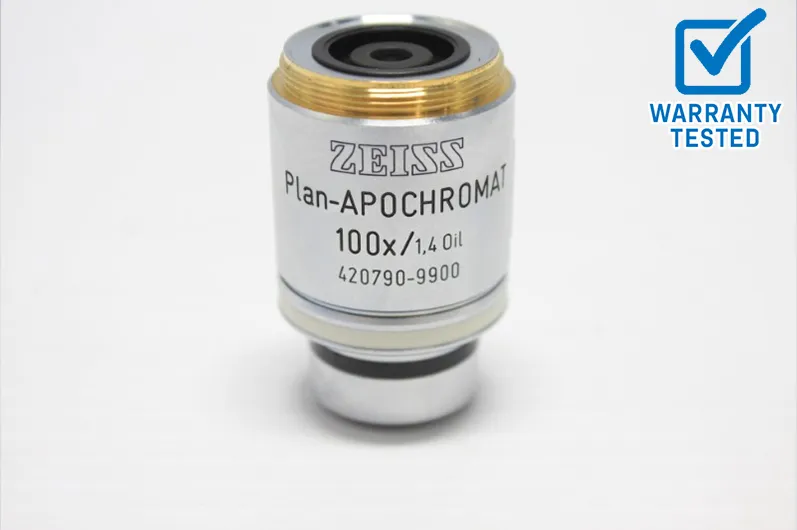 Zeiss Plan-APOCHROMAT 100x/1.4 Oil Microscope Objective 420790-9900 ...