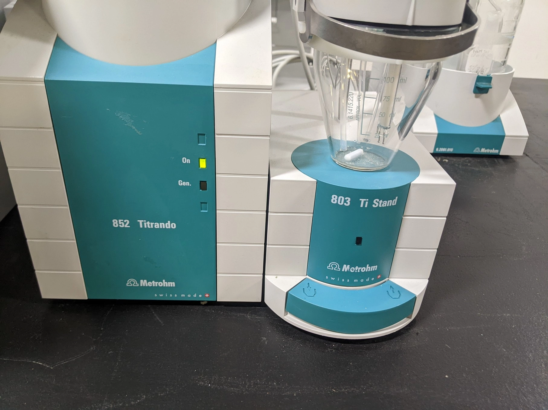 Metrohm 874 KF Oven with 852 KF Titrando with Burettes, Electrodes ...