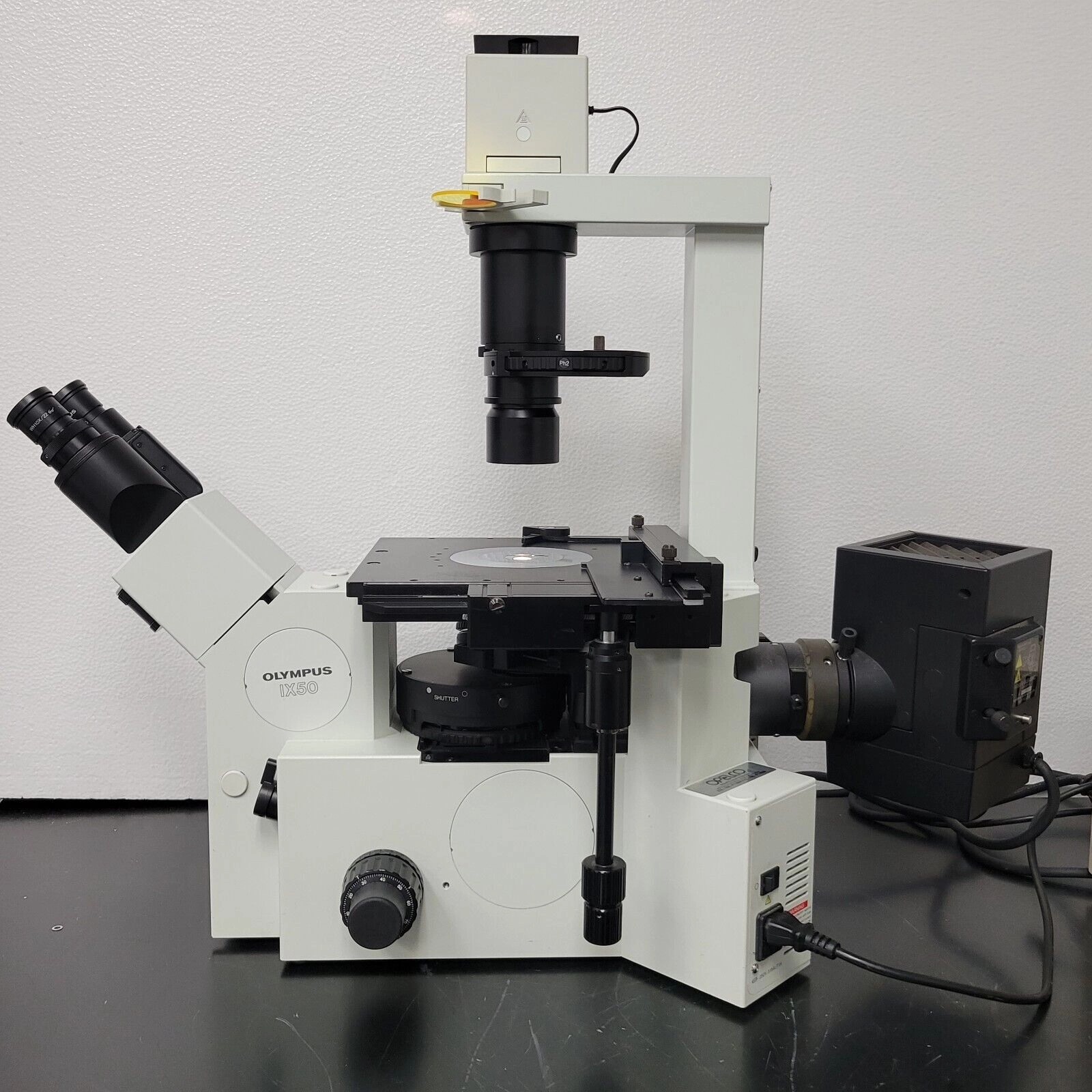 Olympus Microscope IX50 with Fluorescence, Phase Contrast, & Fluorite ...