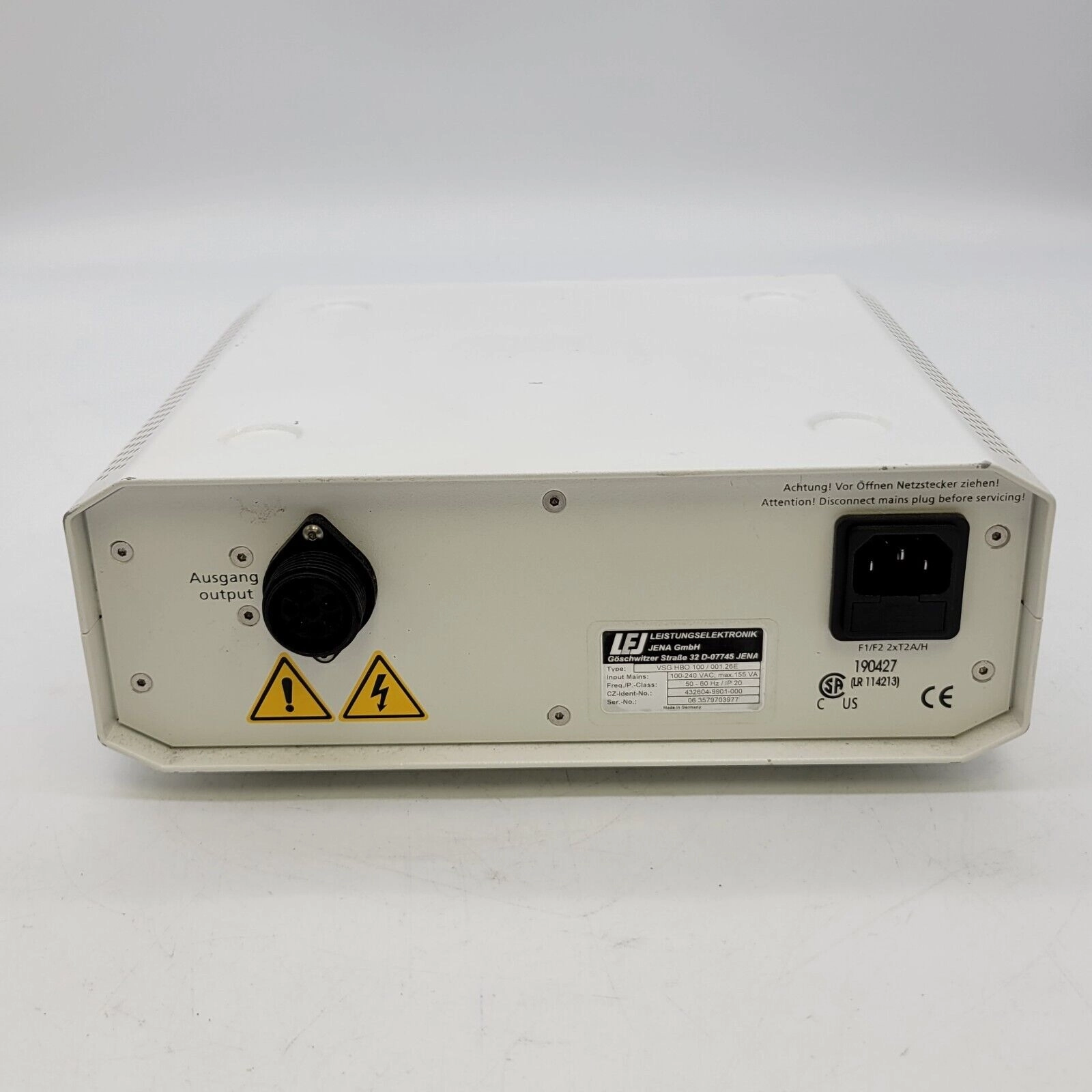 Zeiss Microscope HBO 100 Fluorescence Mercury Lamp Power Supply | LabX.com