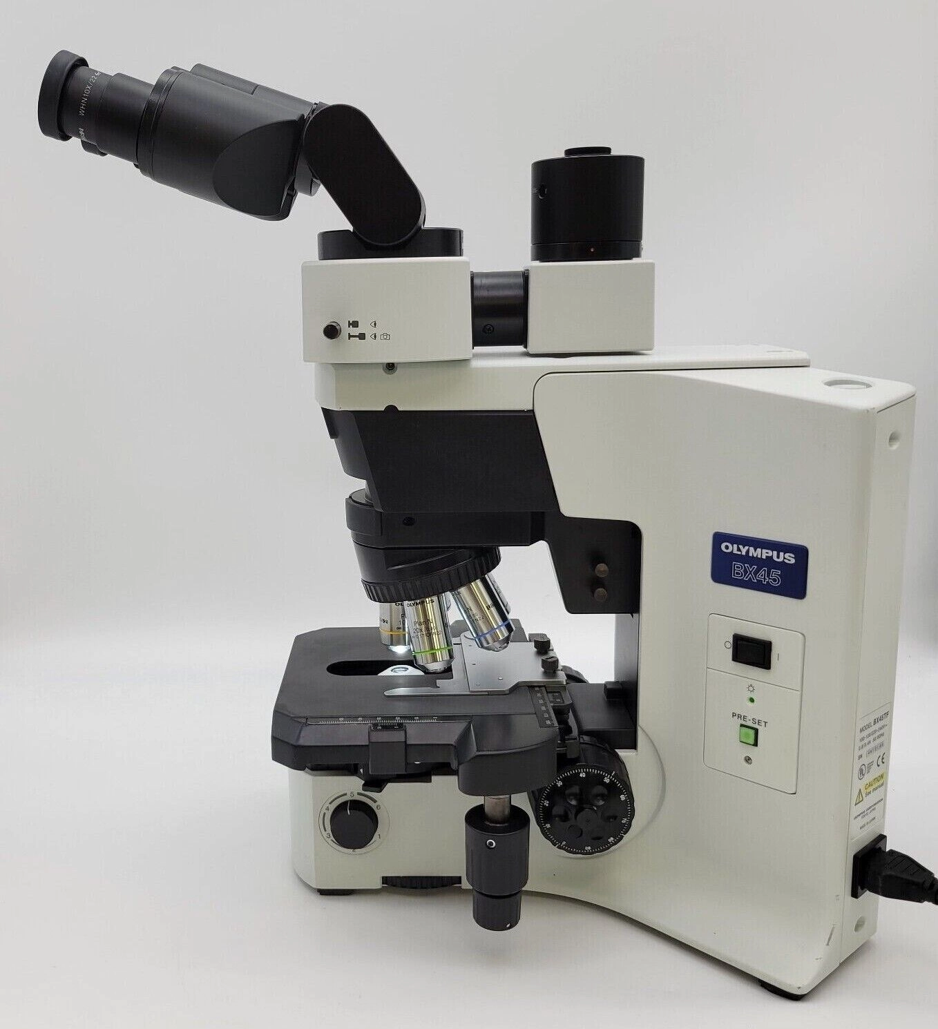 Olympus Microscope BX45 Pathology / Mohs with Tilting Head and Camera ...