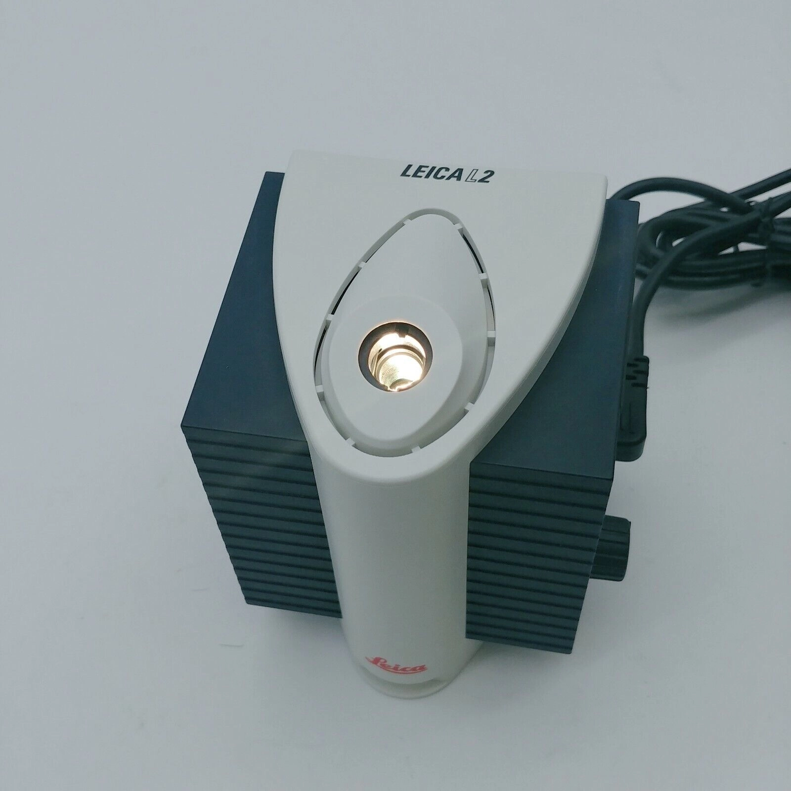 Leica Microscope L2 Halogen Fiber Optic Light Source Stereo Illuminator ...