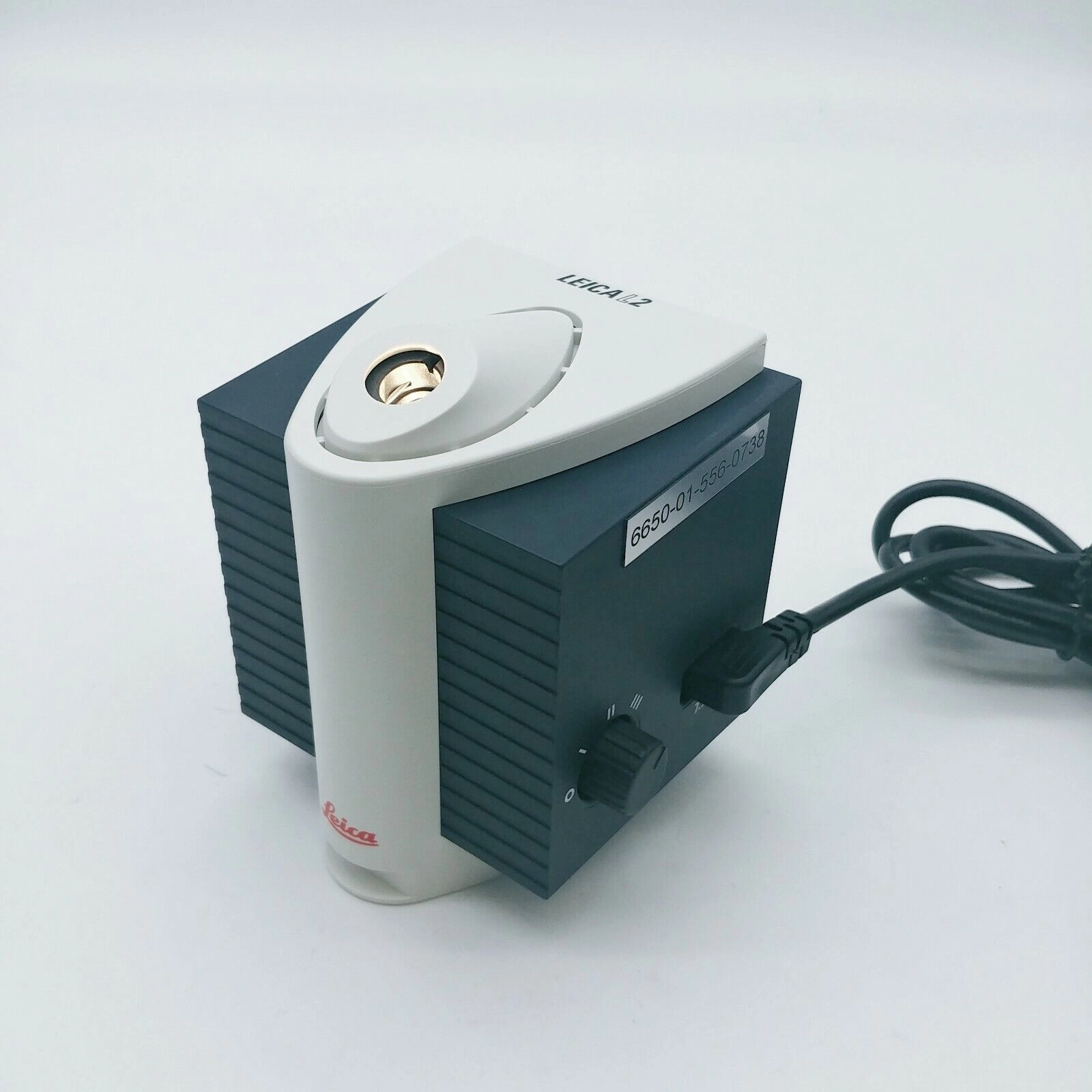 Leica Microscope L2 Halogen Fiber Optic Light Source Stereo Illuminator ...