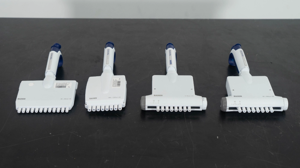 Thermo Finnpipette F1 MultiChannel Pipettes - Quantity 6 w/ Stand ...