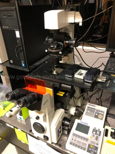 Nikon Microscope: Inverted confocal fluorescence, motorized w/ optical ...