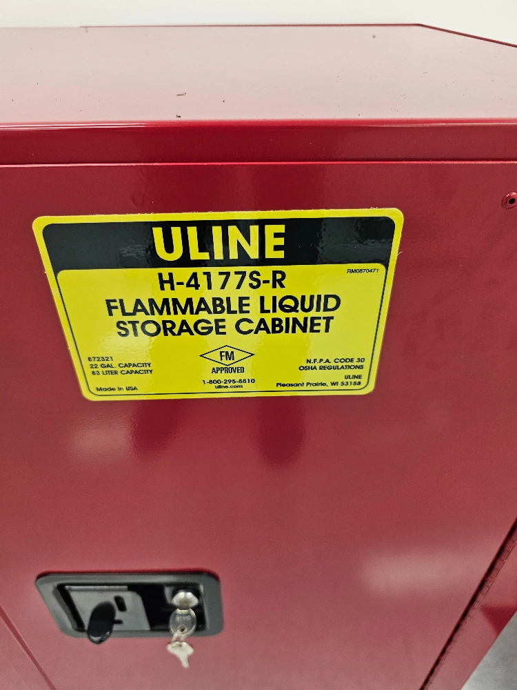 ULINE 22 Gallon Flammable Liquid Storage Cabinet | LabX.com