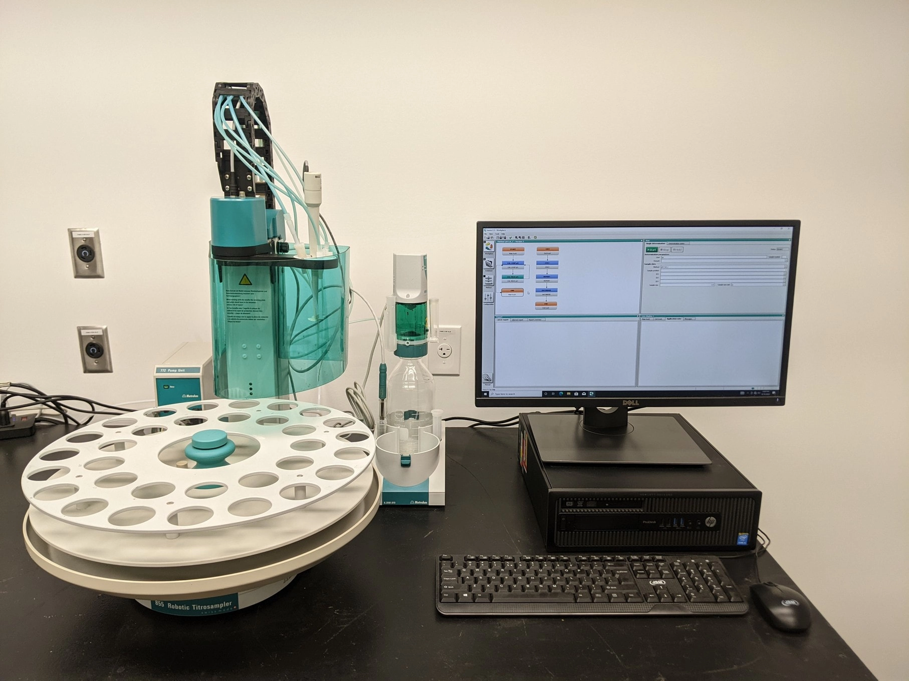 Metrohm 855 Titrosampler, 772 Pump, Dosino with 20 mL Burette, Tested ...