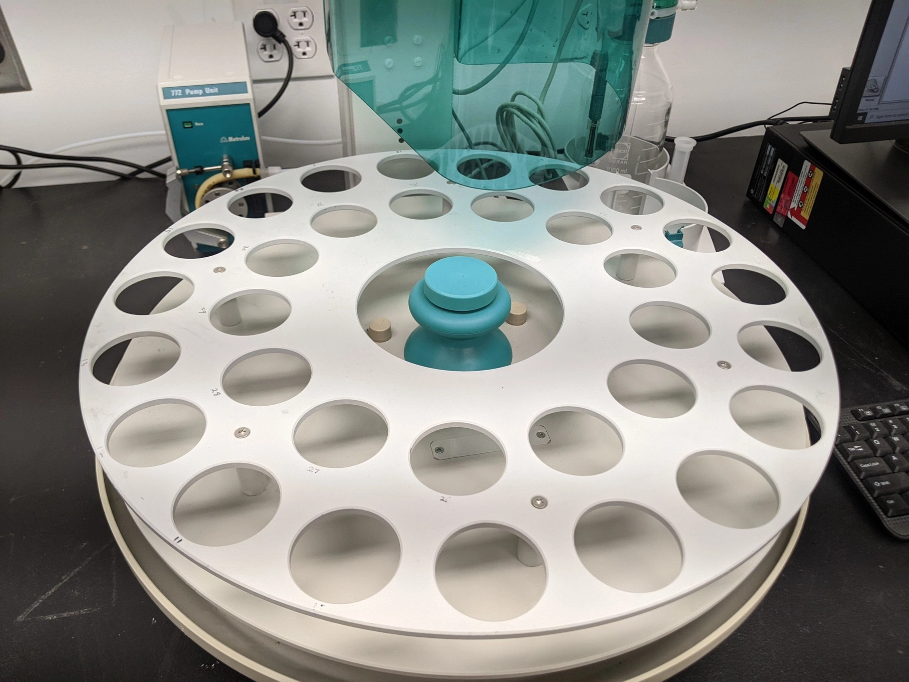 Metrohm 855 Titrosampler, 772 Pump, Dosino with 20 mL Burette, Tested ...