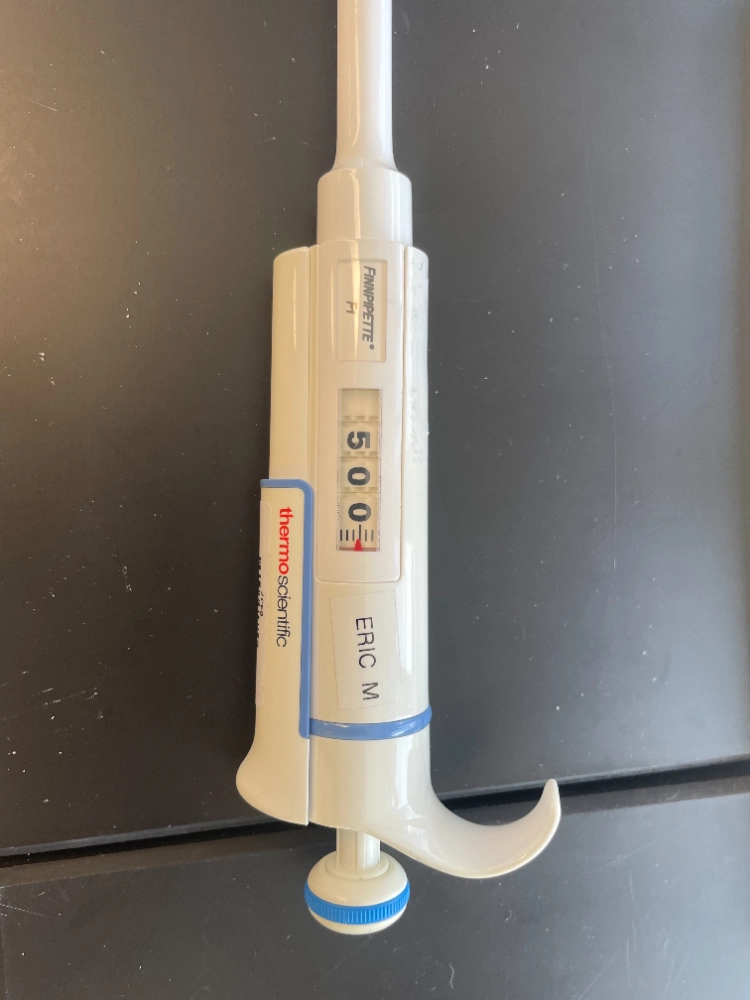 Thermo Finnpipette F1 Single Channel Pipettes - Quantity 6 w/ Stand ...