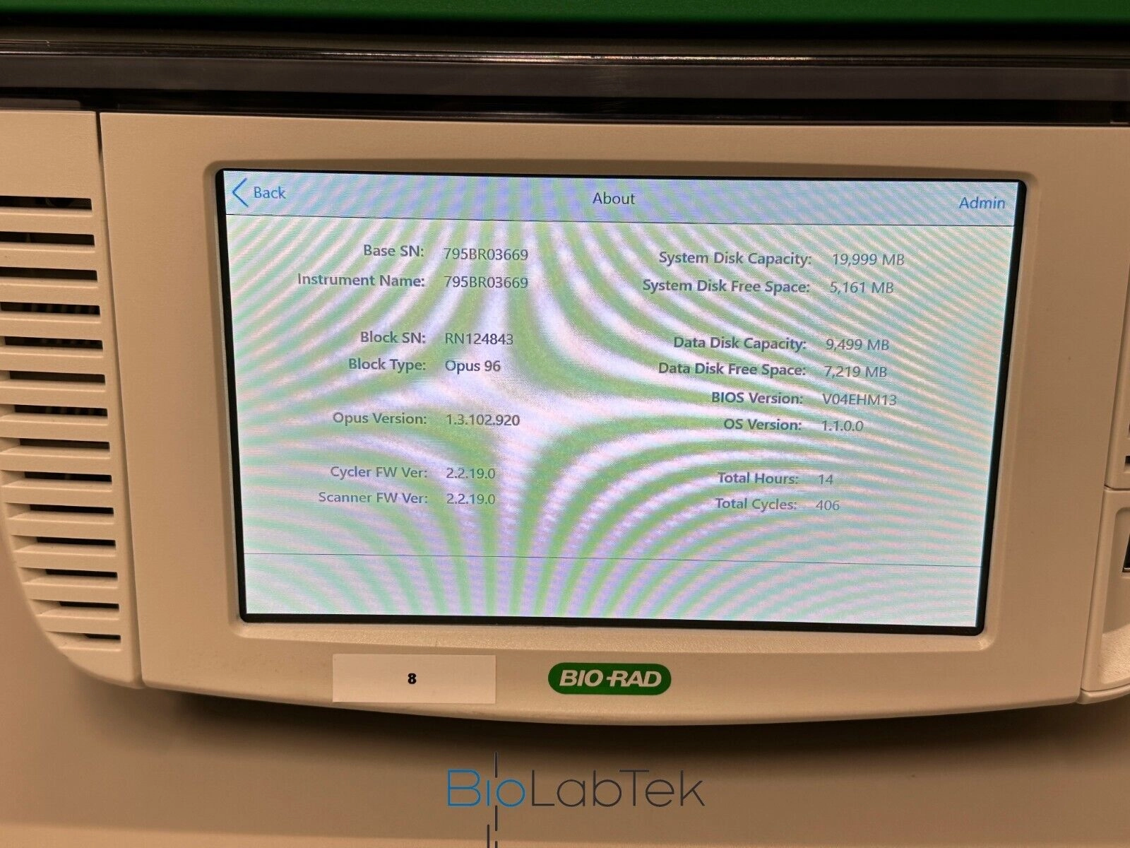 Bio-Rad CFX Opus 96 well Real-Time PCR System with | LabX.com