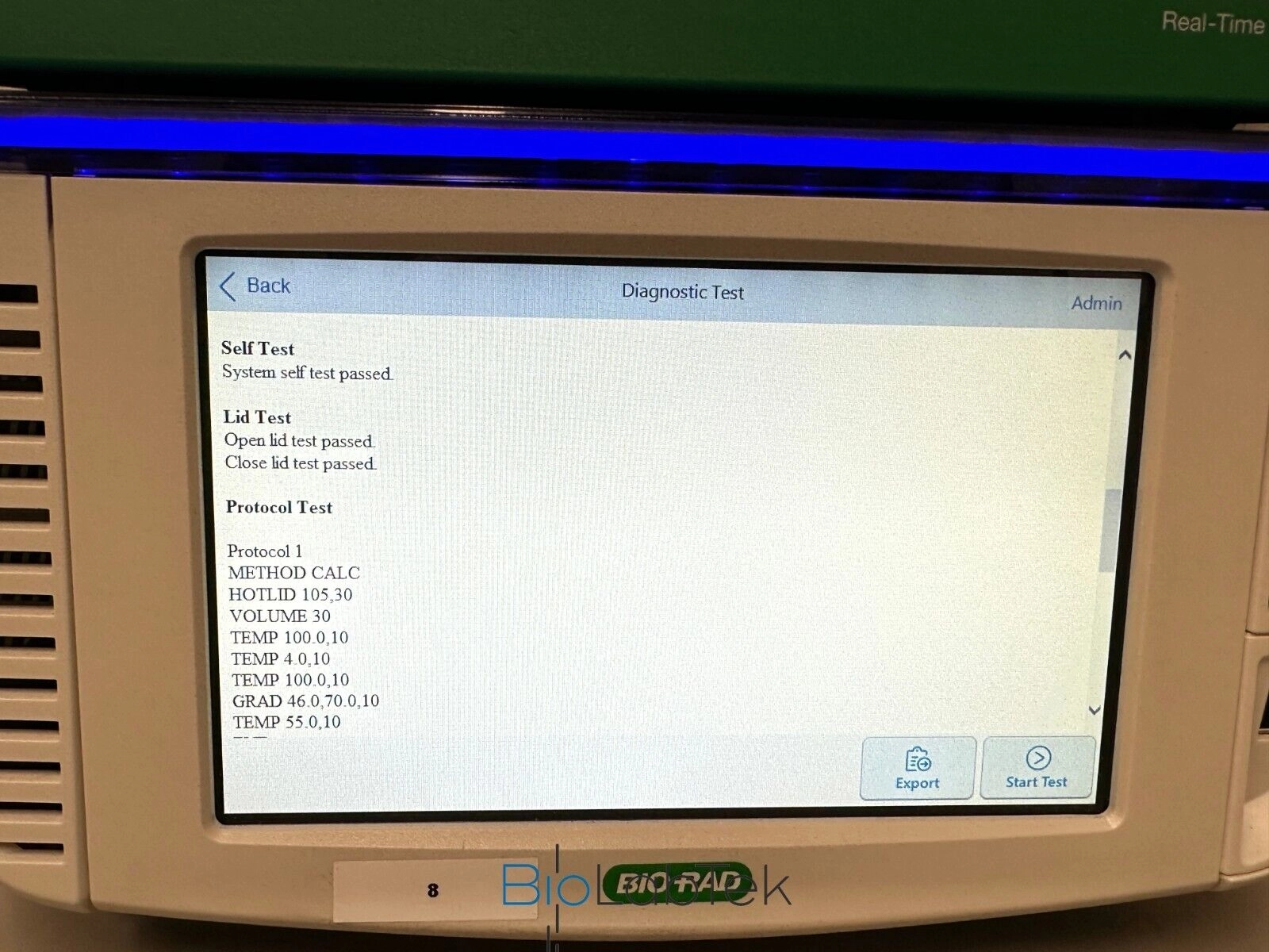 Bio-Rad CFX Opus 96 well Real-Time PCR System with | LabX.com