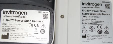 Thermo Fisher - Invitrogen E-Gel Power Snap Electrophoresis system ...