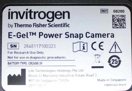Thermo Fisher - Invitrogen E-Gel Power Snap Electrophoresis system ...