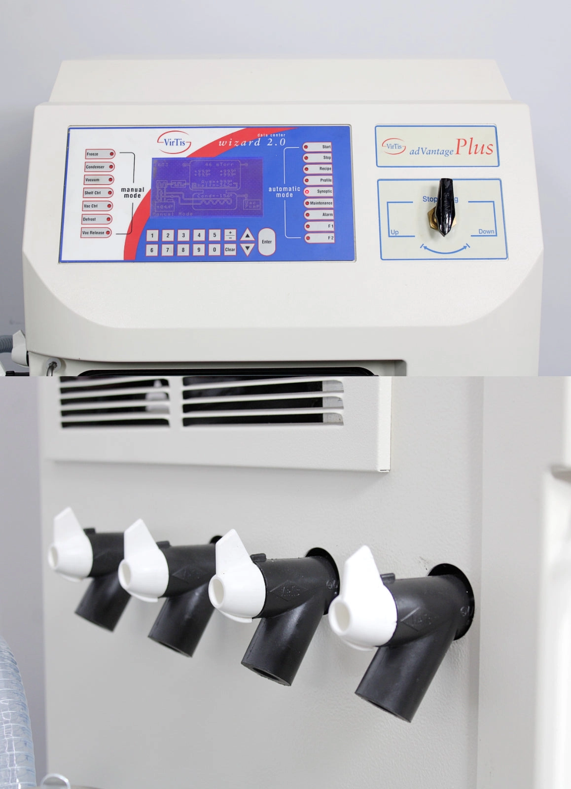 SP Scientific VirTis Advantage Plus EL-85 Benchtop Stoppering Shelf ...