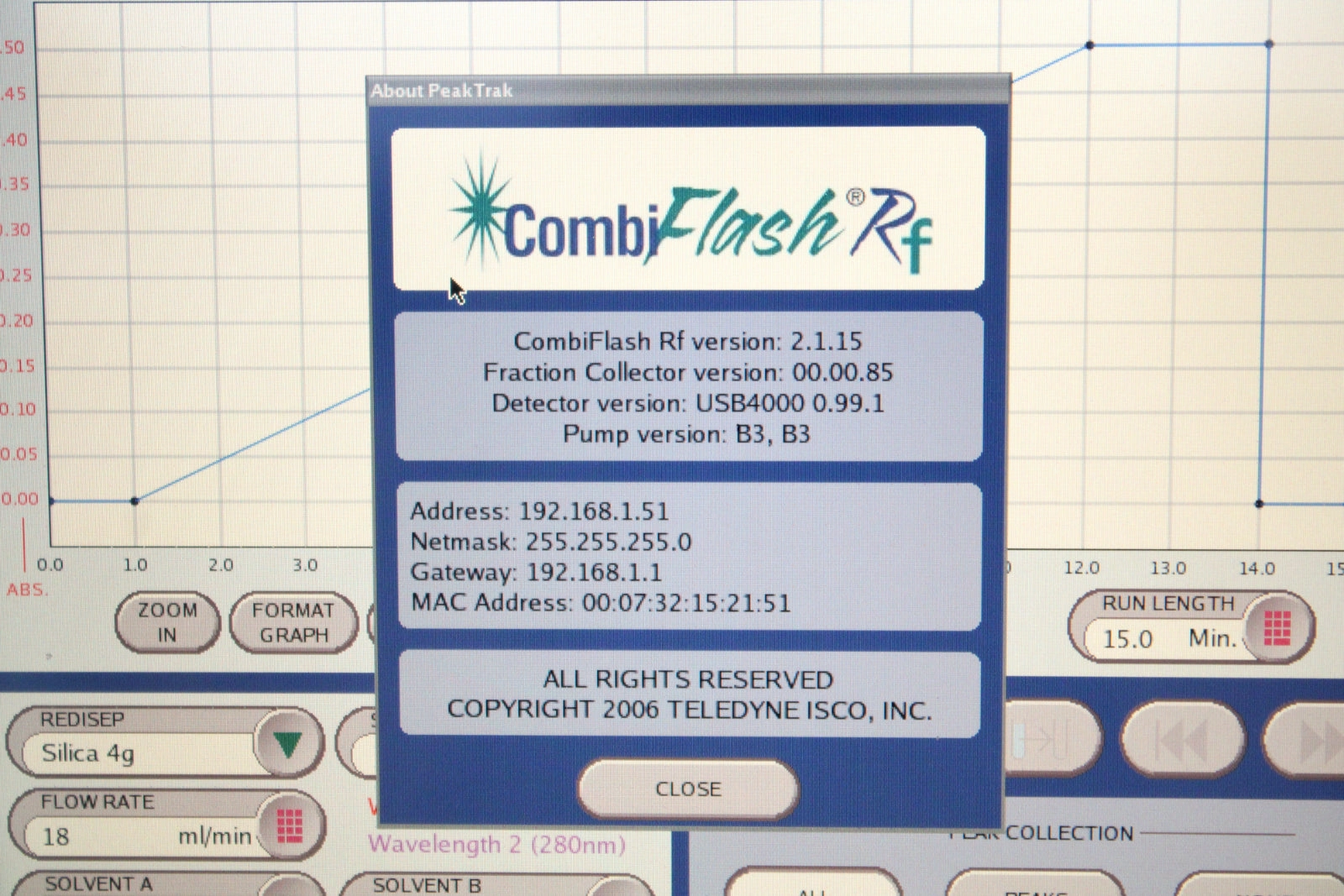 Teledyne Isco CombiFlash RF Automated Flash Chromatography System ...