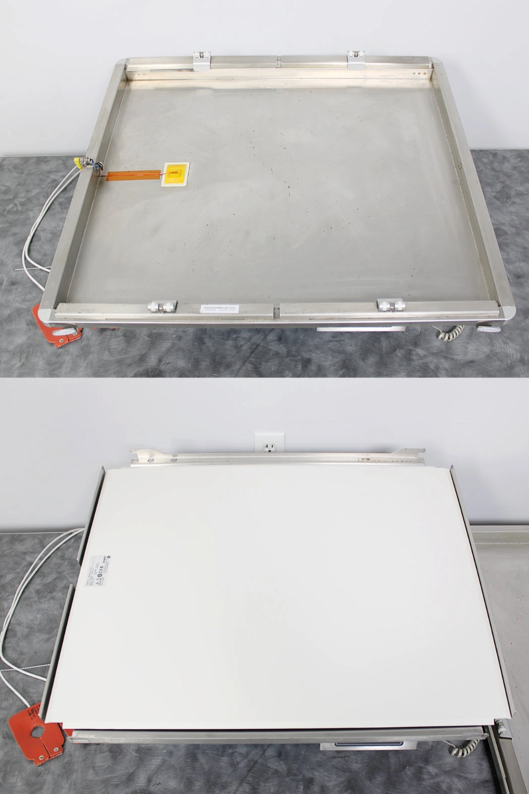 GE Wave Bioreactor 20/50EHT Rocker CO2 In & 50L Heated Holder w/ Lid ...