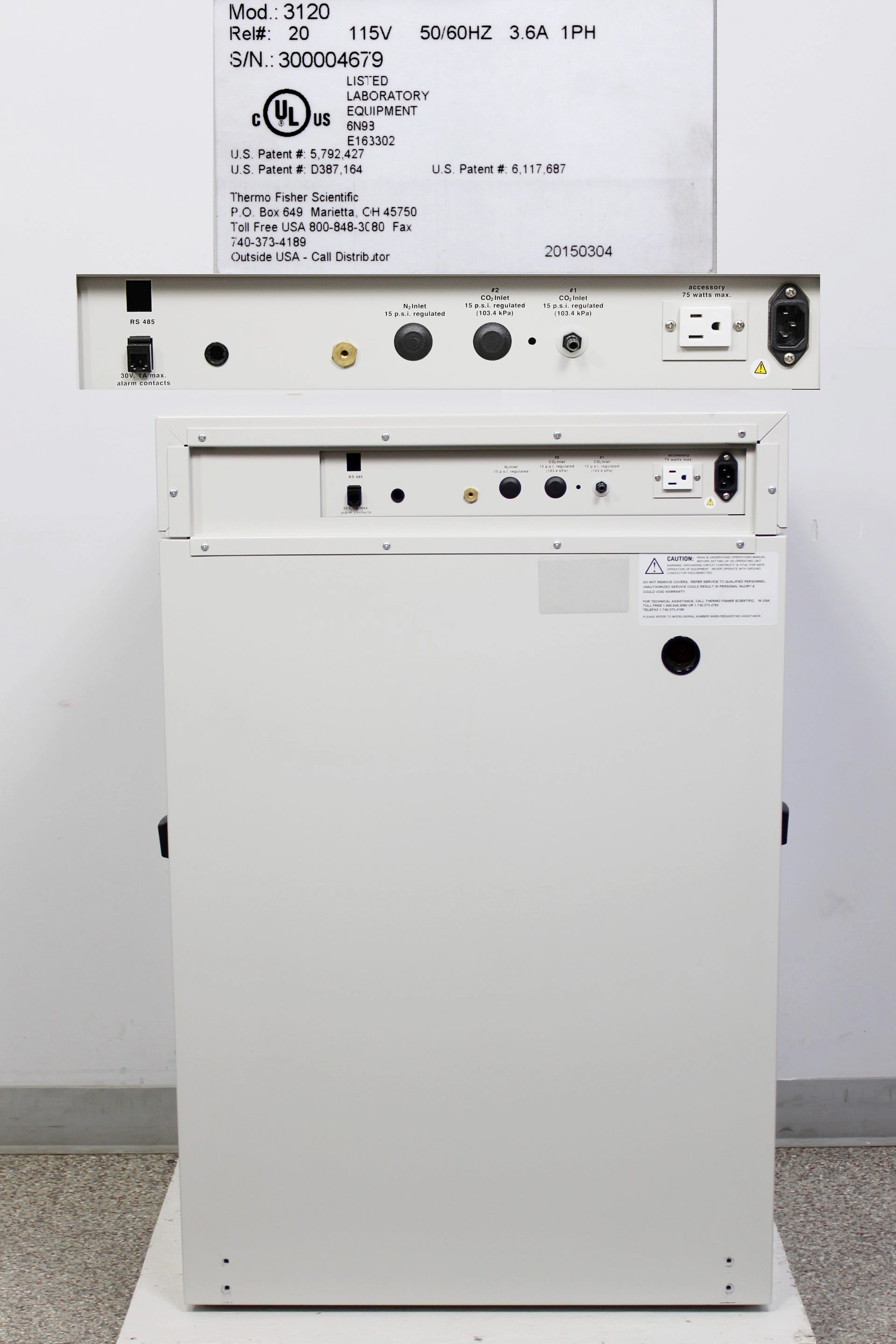 Thermo Scientific 3120 Forma Series II Water Jacket CO2 Incubator 3110 ...