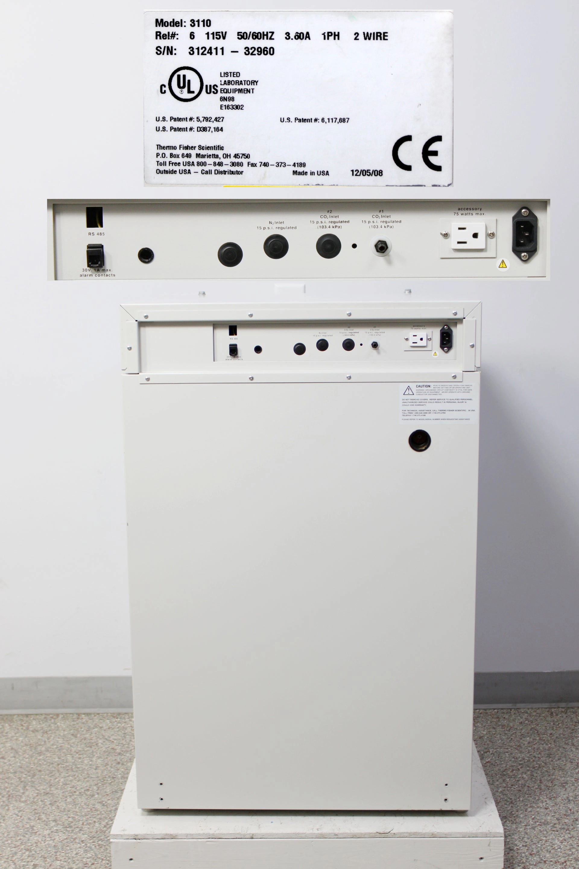 Thermo Scientific Forma 3110 Series II Water Jacketed CO2 Incubator w ...