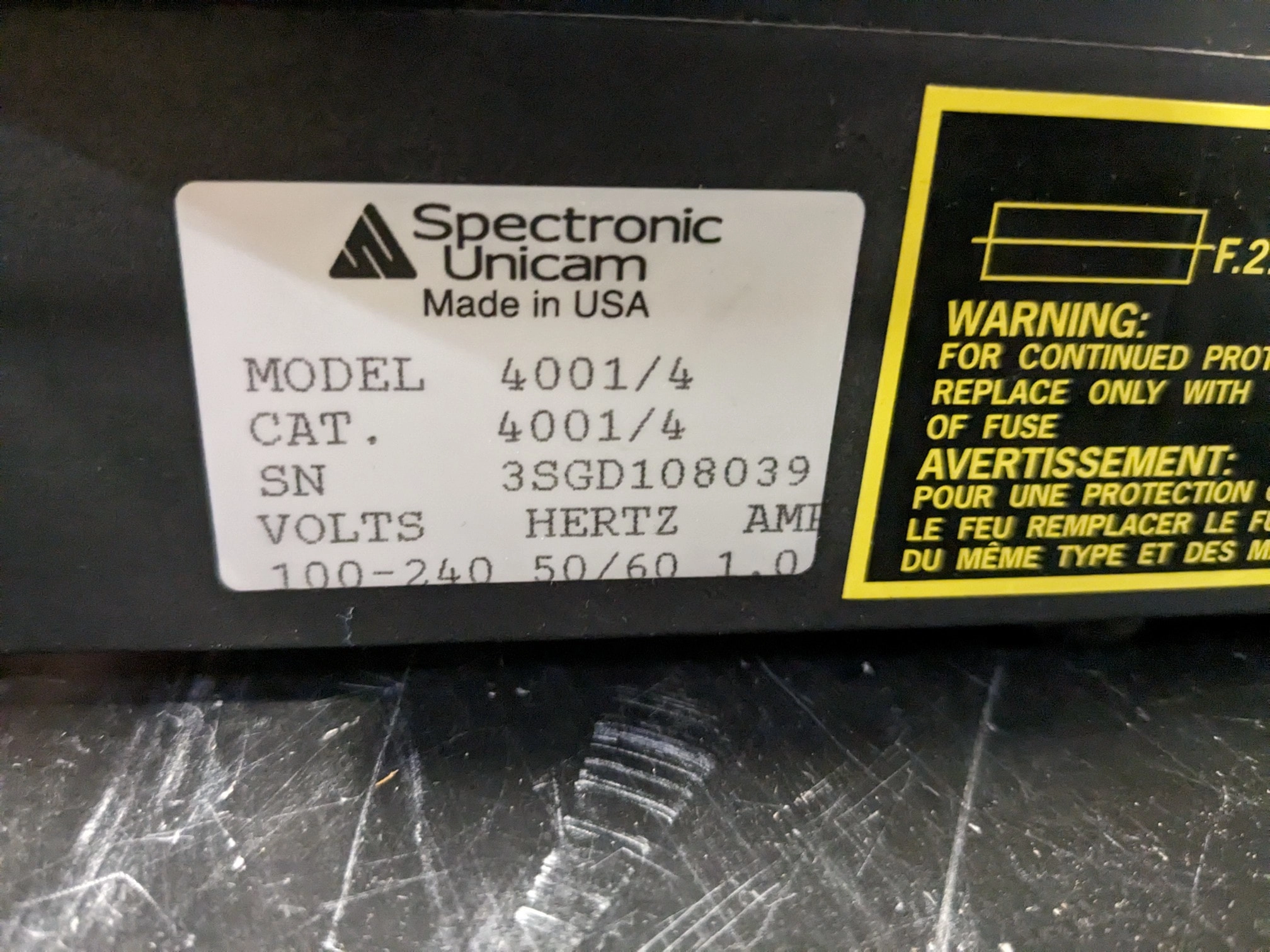 Thermo Spectronic Cat. 4001/4 Genesys 20 Visible Spectrometer | LabX.com