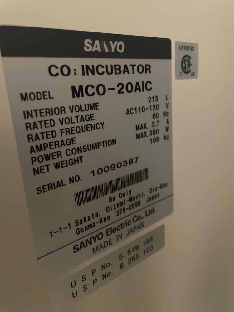 Sanyo Incu-Safe Double Stack CO2 Incubator | LabX.com