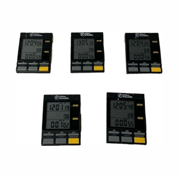 (5) Fisher Scientific Traceable Triple Display Timer 06-662-3 | LabX.com (5) Fisher Scientific Traceable Triple Display Timer 06-662-3 | LabX.com
