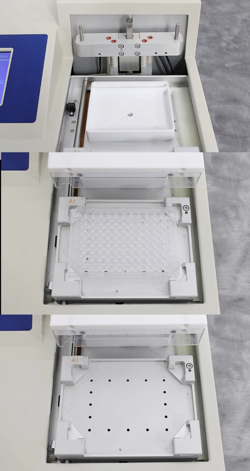 Molecular Devices AquaMax 2000 Microplate Washer AQ2K w/ Bottles & 96 ...