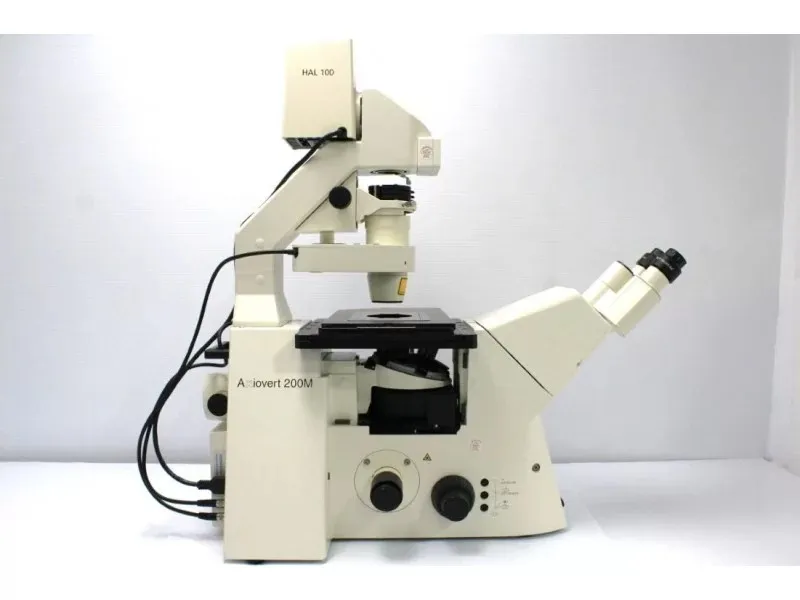 Zeiss Axiovert 200m Inverted Fluorescence Microscope (New Filters) Pred ...