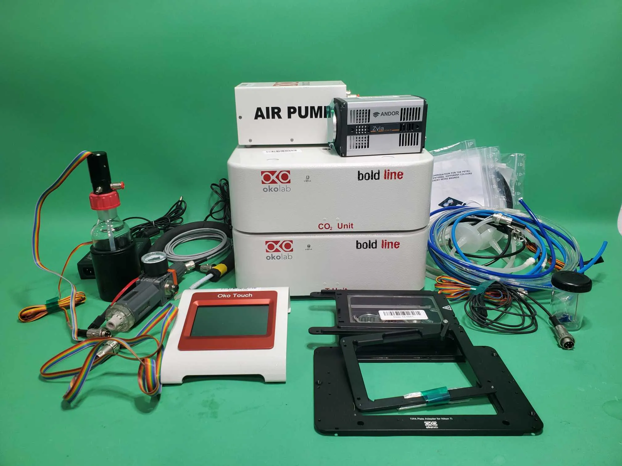 OkoLab Microscope Sample Incubator w/ Andor Zyla sCMOS Camera | LabX.com