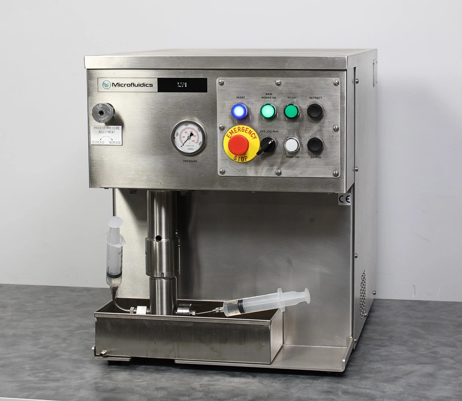 Microfluidics LV1 Low Volume Microfluidizer Processor Homogenizer Cell ...