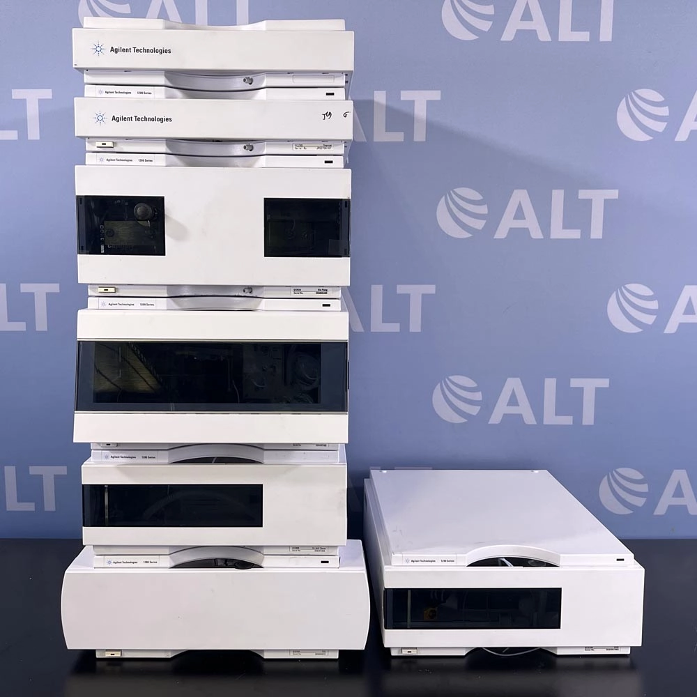Agilent 1200 Series Hplc System Including G1322a Degasser G1312b Binary Pump Sl G1367b