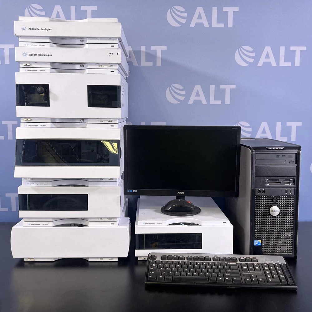 Agilent 1200 Series HPLC System Including G1322A Degasser, G1312B ...