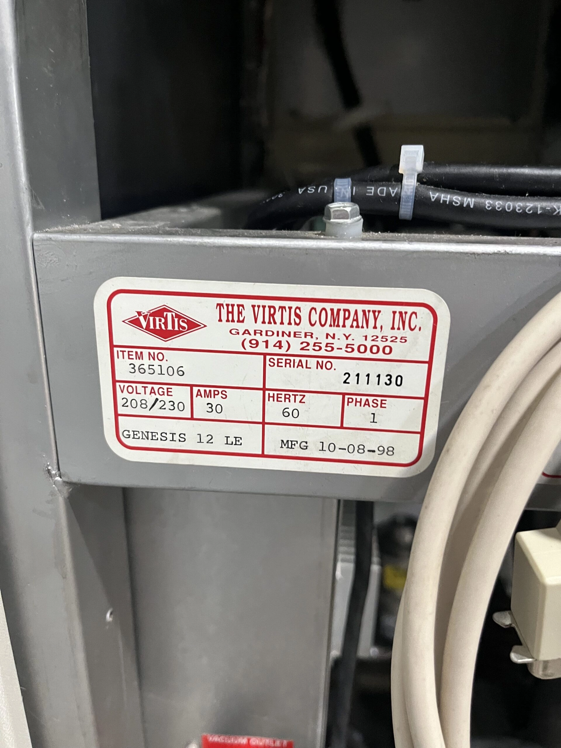 VirTis Lyophilizer Genesis 12 LE | LabX.com