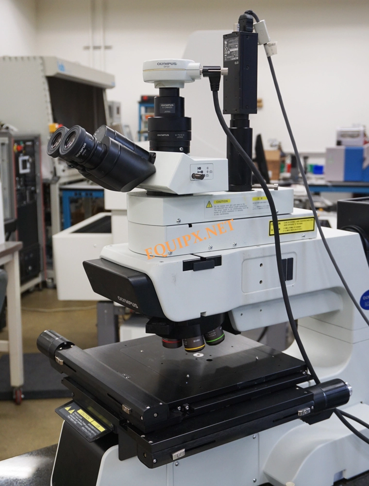 Olympus MX61A-F inspection microscope with brightfield, darkfield, 8x8 ...
