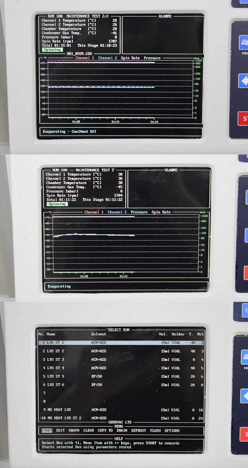 GeneVac HT-24 Series II Centrifugal Evaporator Dual HT-12 w/ XDS10 ...