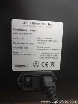 Azure Biosystems Sapphire NIR fluorescent scanner Scanner | LabX.com