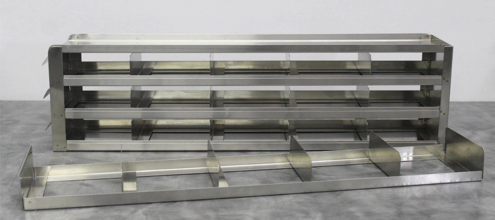 ULT Freezer Rack 3-Drawer 15-Sections Holds 5x5x2 Inch Sample Boxes ...