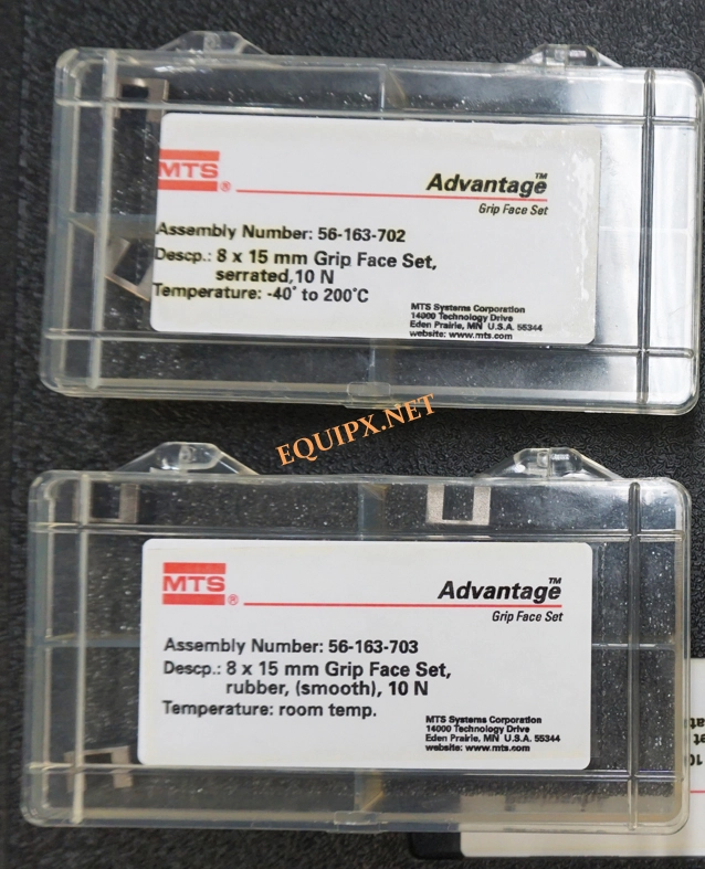 MTS 10N Advantage pneumatic grips assembly no. 100-032-017 with 2 sets ...