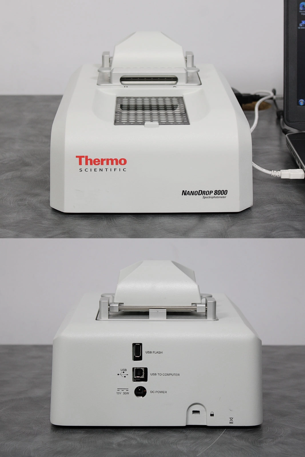 Thermo Scientific NanoDrop 8000 UV-Vis Spectrophotometer with Laptop ...