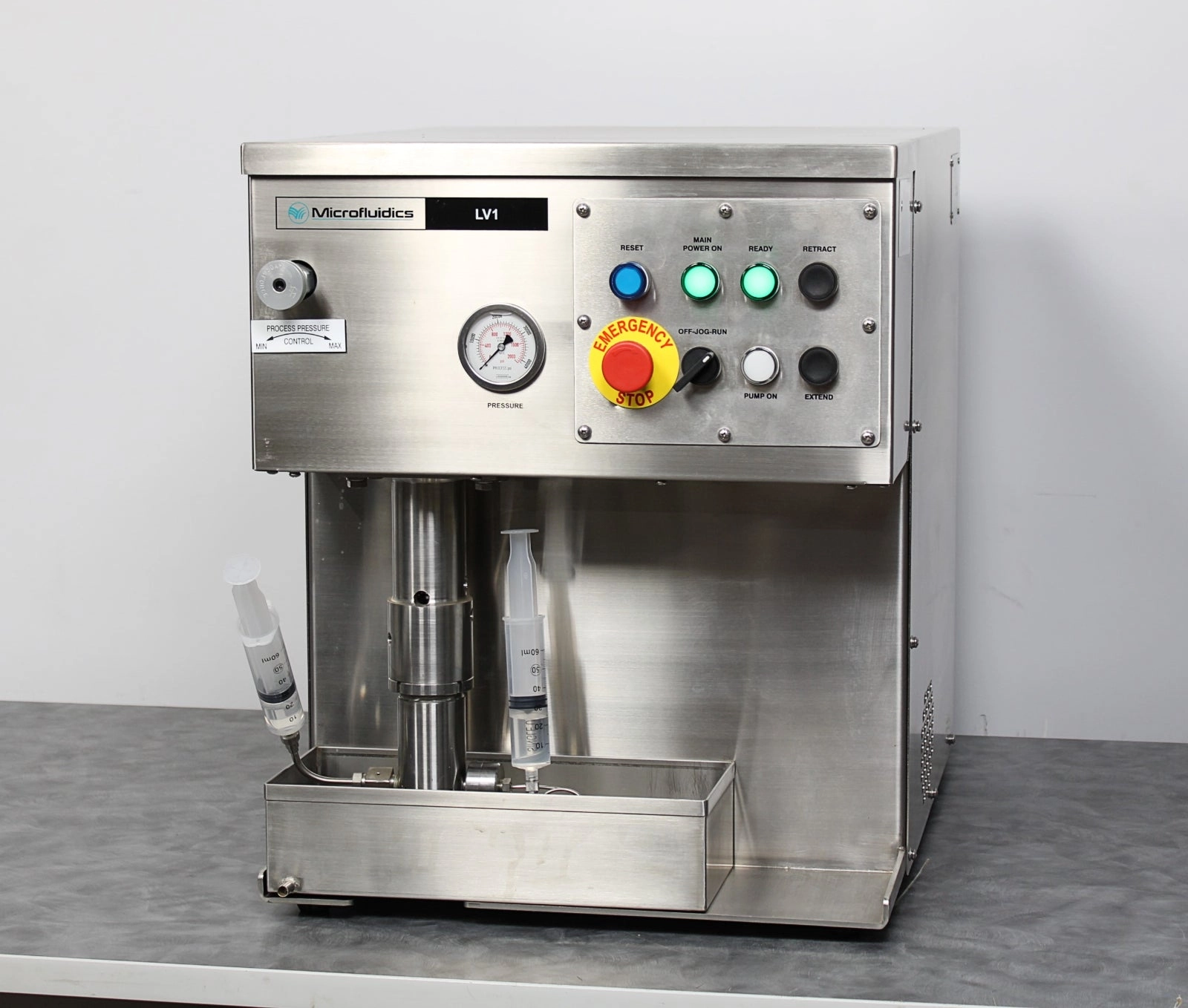 Microfluidics LV1-UL Low Volume Electric Microfluidizer Processor ...