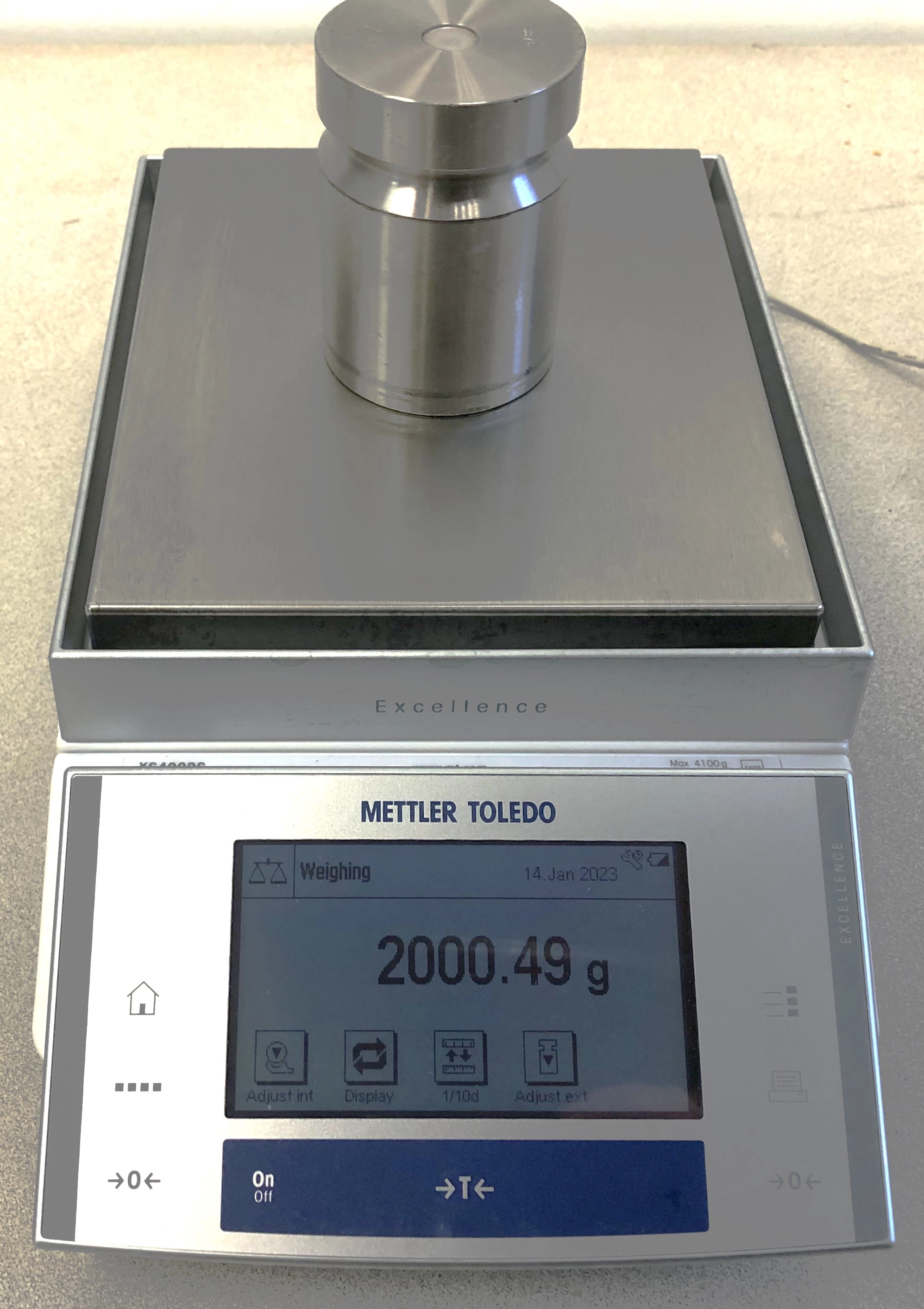 Mettler Toledo Excellence XS4002S FACT Top-Loading Balance (4100g x 0 ...