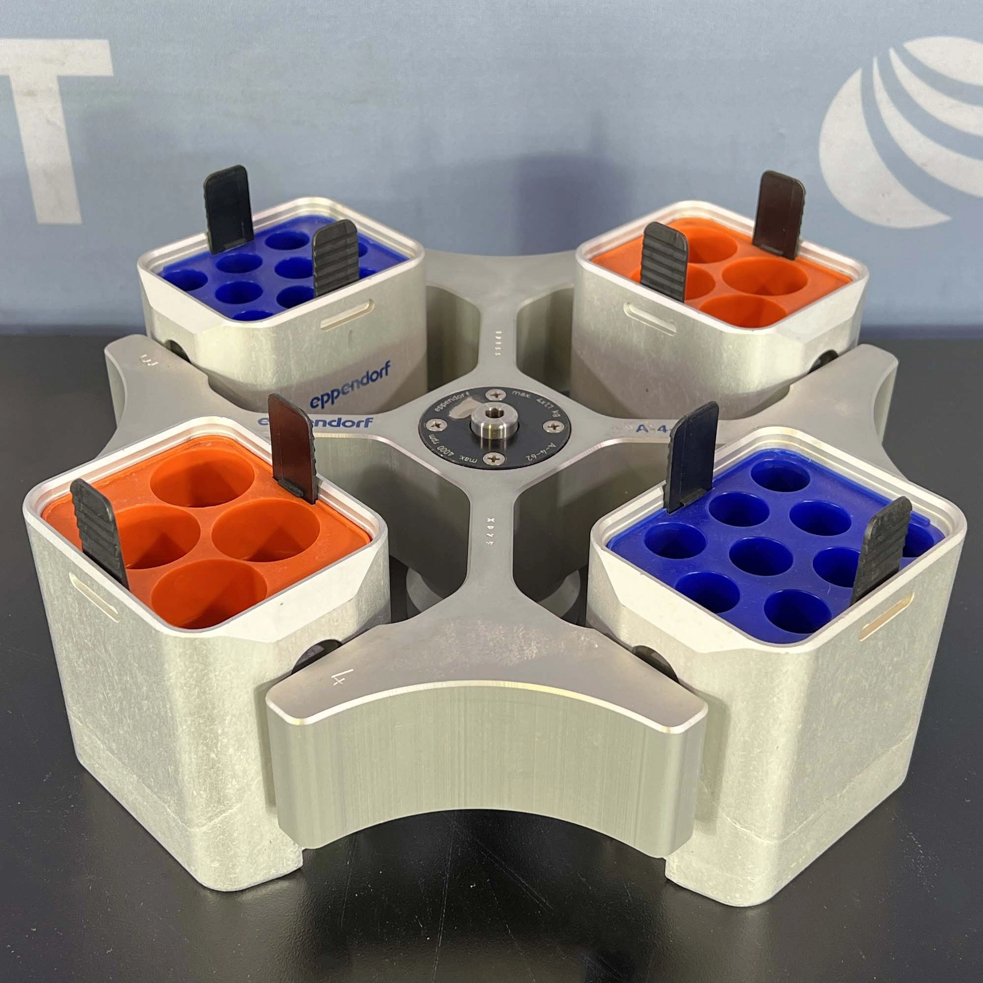 Eppendorf A-4-62 Swinging Bucket Rotor With Buckets And 50mL & 15mL ...