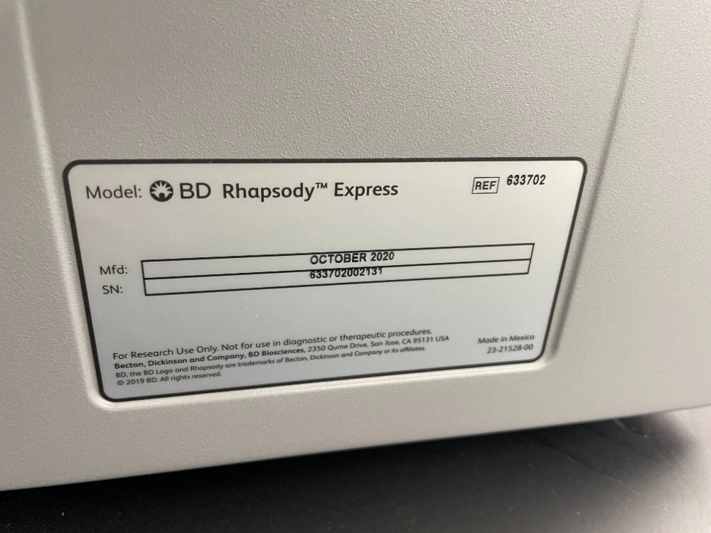 BD Rhapsody Express Single Cell Analysis System | LabX.com