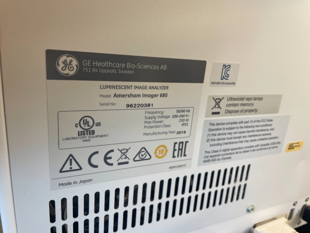 Agilent Amersham Imager 680 Luminescent Image Analyzer | LabX.com
