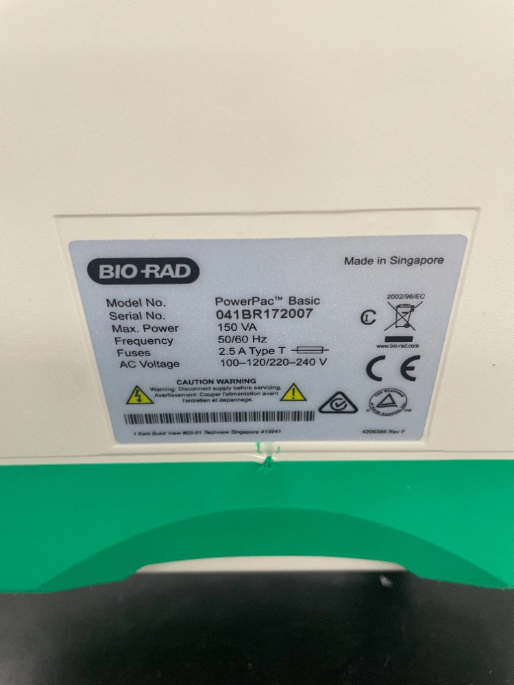Bio-Rad PowerPac Basic Electrophoresis Power Supply | LabX.com