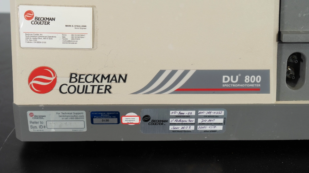Beckman Coulter DU800 Spectrophotometer | LabX.com